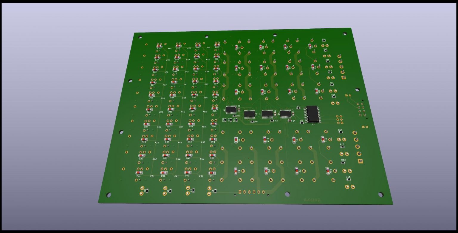 Matrix (Pin Switch) Board for uTracer – Black Magic Amplifiers